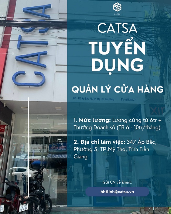 CATSA TUYỂN DỤNG
