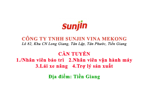 CÔNG TY TNHH SUNJIN VINA MEKONG