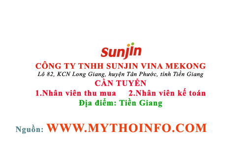 CÔNG TY TNHH SUNJIN VINA MEKONG