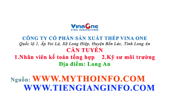 CÔNG TY CỔ PHẦN SẢN XUẤT THÉP VINA ONE